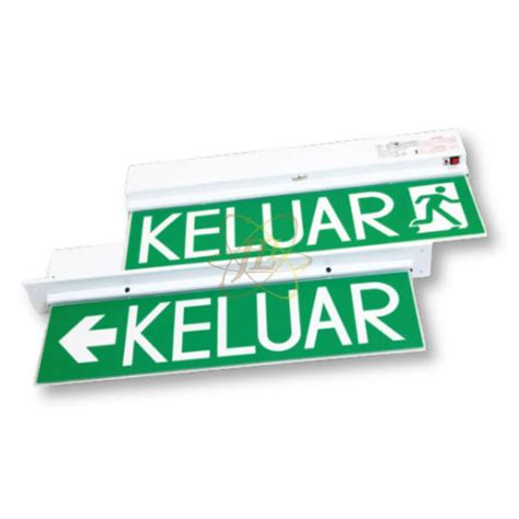 Econlite Slimline Emergency Keluar Sign 240v Ip20 Le 213le 213r