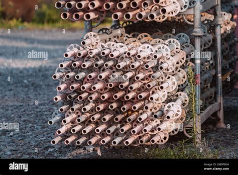 Steel Frame For Assembling A Structure Or A Stage For A Concert In The