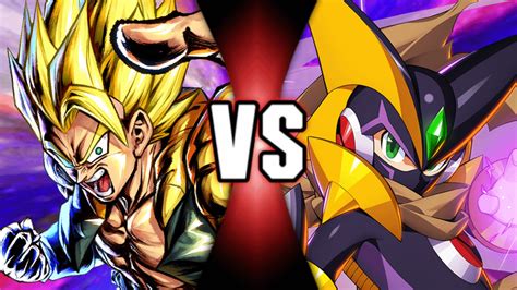 Gogeta Vs Bass Cross Megaman Dragon Ball Vs Megaman Connections In