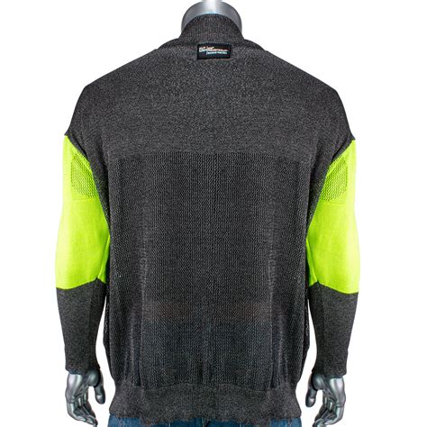 Kut Gard Ata Preventwear Cut Resistant Pullover With Hi Vis Sleeves