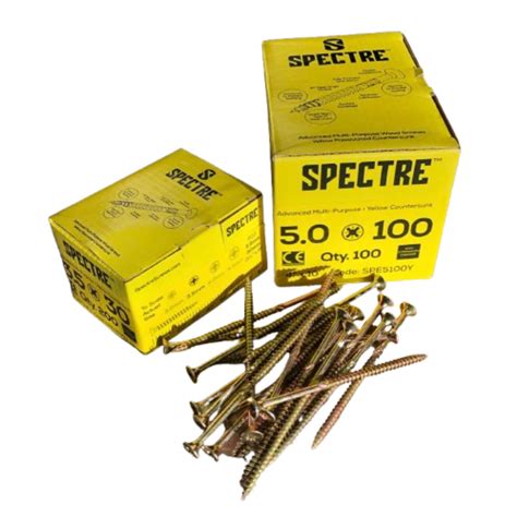 Spectre Advanced Multi Purpose Wood Screws ø30mm Sandd Timber