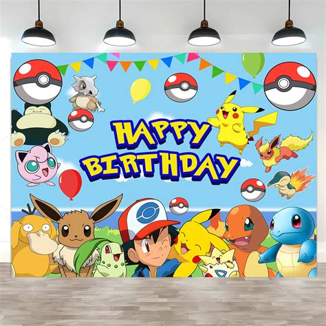 Fondo De Fiesta De Feliz Cumpleaños Para Niños Cartel De Vinilo Para