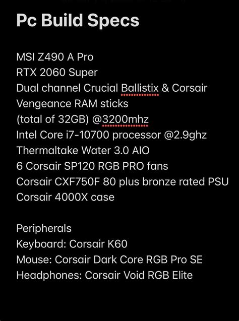 Hows My Setup Pc Specs In Last Slide Rpcbuild