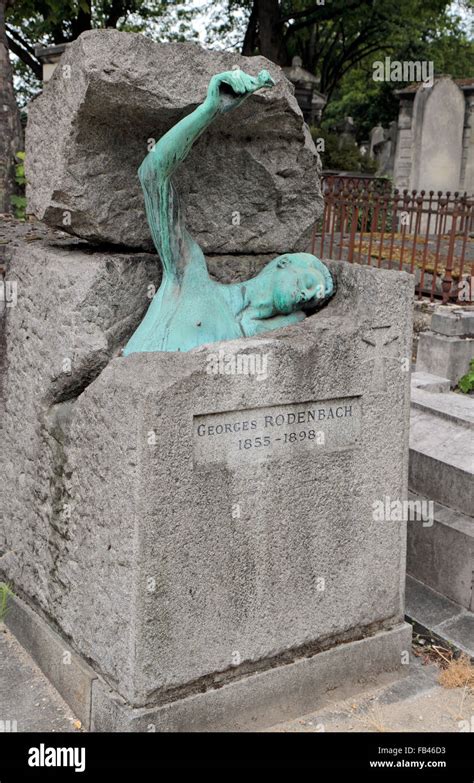 The Grave Of Georges Rodenbach The Belgian Symbolist Poet And Novelist