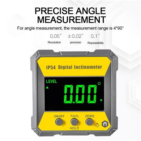 360 Degree Angle Protractor Digital Inclinometer L Vicedeal