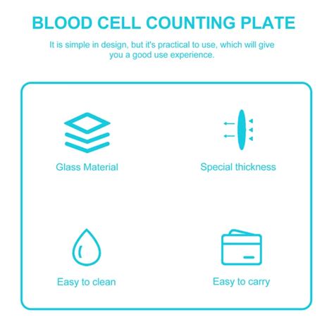 Cell Counting Chamber Hemocytometer Coverslips Hemocytometer Slide £10