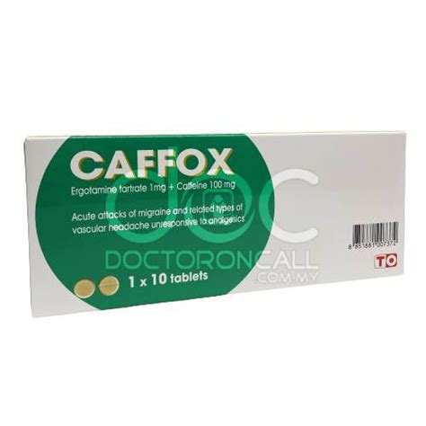 Buy Caffox Tablet 10s Strip Uses Dosage Side Effects Instructions