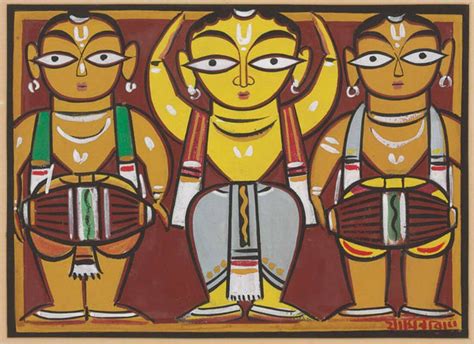 Jamini Roy Dancer With Drummers By Jamini Roy Buy Posters Frames Canvas And Digital Art