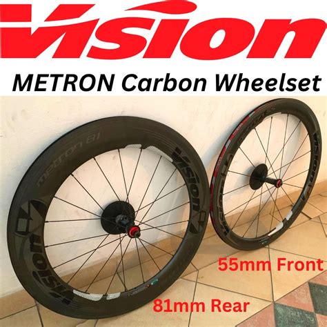 Vision Metron 5581mm Frontrear Full Carbon Clincher Rim Brake