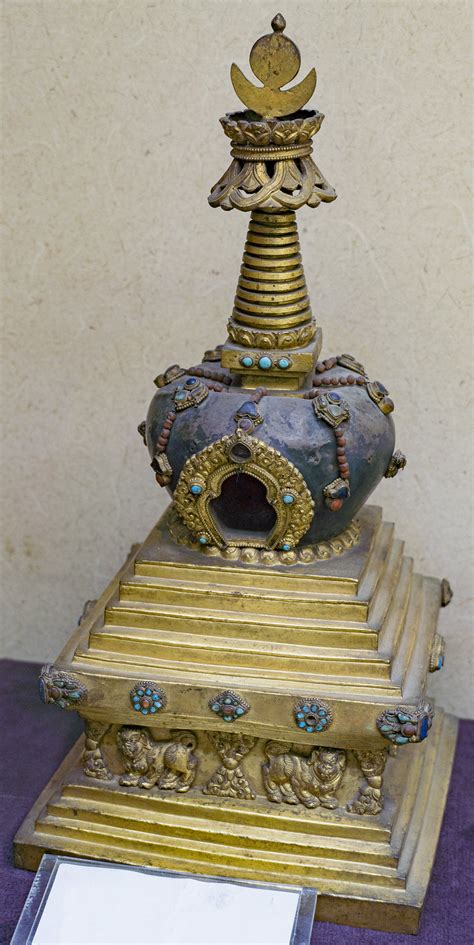 Chaitya Sculpture 17th Century Buddhist Art Gallery Northern Himalayan Section