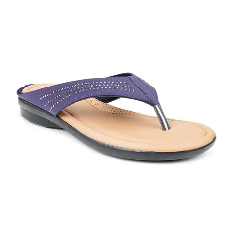 Bata Risa Toe Post Flats Bd
