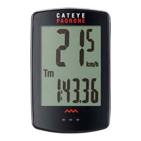 Cateye Padrone Instruction Manual Pdf Download Manualslib