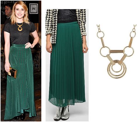 Emmas Silky Forest Green Skirt Is Perfect For Fall Especially When