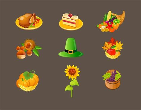 Thanksgiving Icons Vector Art Icons And Graphics For Free Download