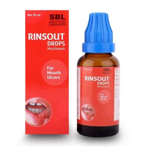 Sbl Homeopathy Rinsout Drops Packaging Size 30 Ml Packaging Type