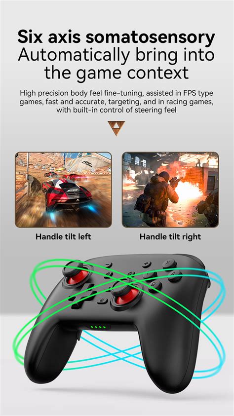 Bsp S07 Wireless Gaming Controller For P4 P3 Switch Pc And Os With