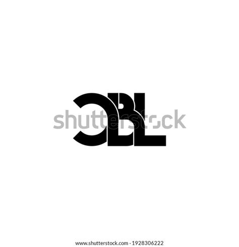 Cbl Letter Original Monogram Logo Design Stock Vector Royalty Free