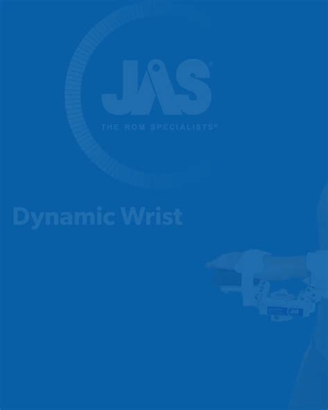 [video] Joint Active Systems Jas On Linkedin The Jas Dynamic Wrist Offers Full Range Dynamic