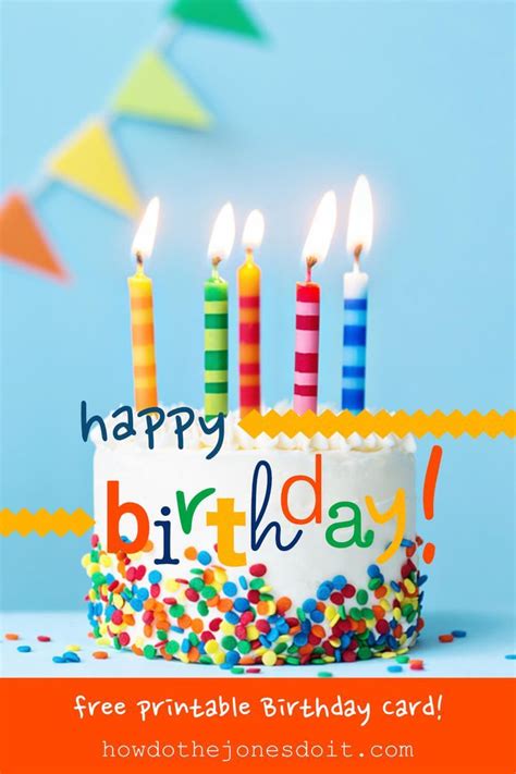 Make Your Own Birthday Card Free Printable Birthdaybuzz Printable