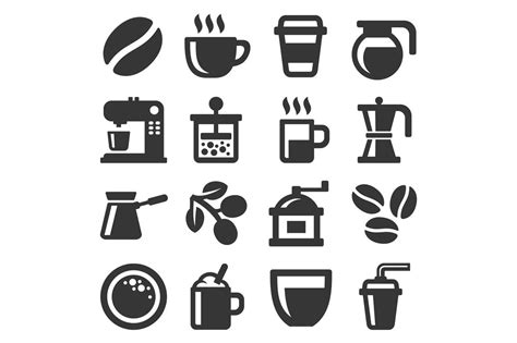 Coffee Icons Set An Icon By In8finity Icon Set Coffee Icon Icon