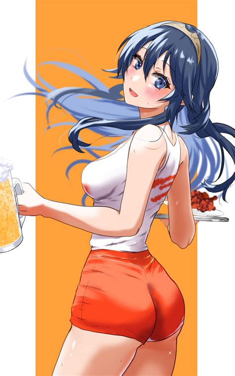 Rule 34 1girls Absurdres Alcohol Alternate Costume Ass Beer Beer Mug