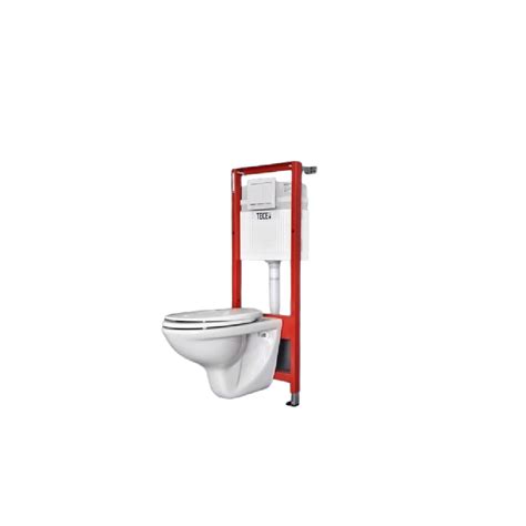 Ugradbeni Komplet Tece Vodokotlić Tipka Wc školjka Daska Zidni