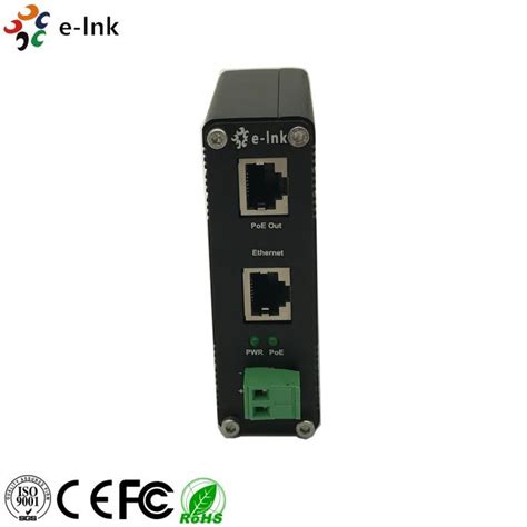 12 48vdc Power Input Industrial Power Over Ethernet Injectors