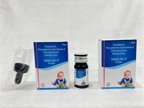 Sinulin P Drops Paracetamol Phenylephrine Hcl In Pan India At ₹ 65