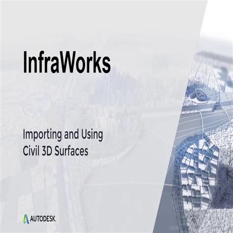 Autodesk Infraworks Software Free Demo Available For Engineers And Architect At Best Price In