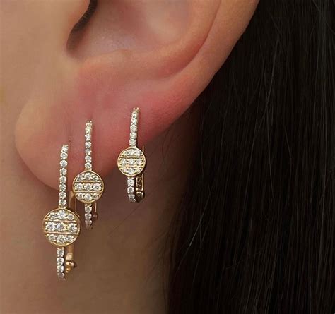 Rectangular Earrings With White Diamonds Falamank