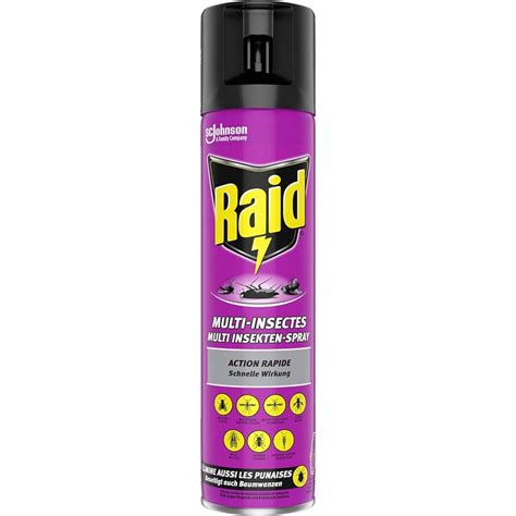 Raid Insecticide Aérosol Multi Insectes 400ml