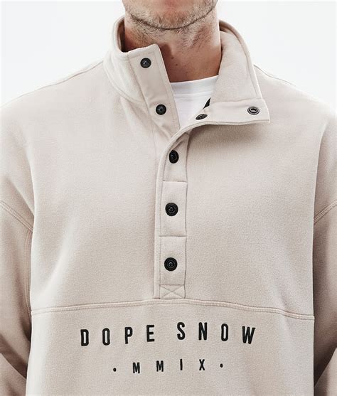 Dope Comfy Fleece Sweater Men Sand Ridestore Uk