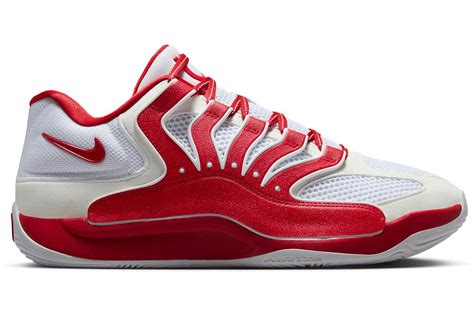 Nike Kd 18 Tb White University Red Mens Im0634 104 Us