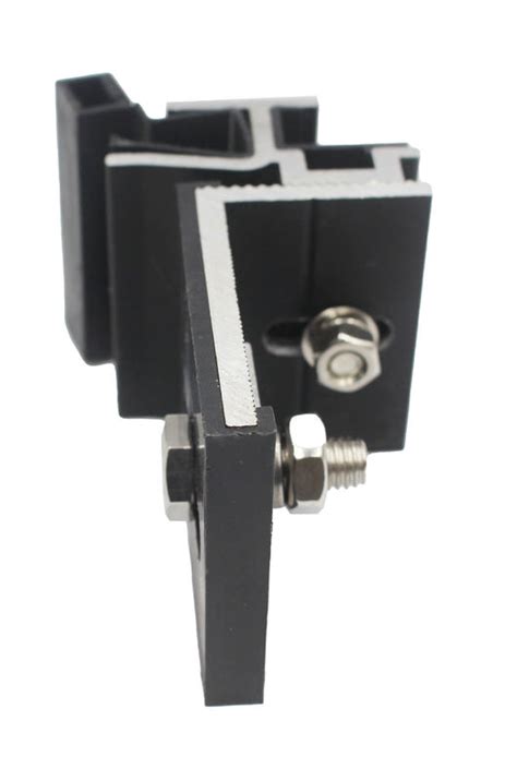 Black Anodized Surface Aluminium Curtainwall Cladding Support System