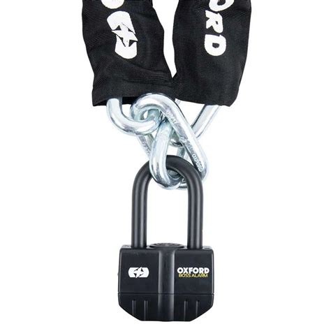 Oxford Boss Alarm Chain Lock Black Bikeinn