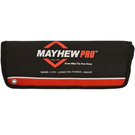 Mayhew Pro 5 Piece Long Pin Punch Set