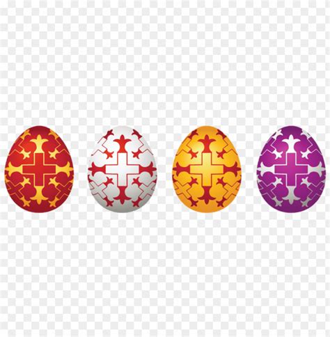 Decorative Patterned Easter Eggs Png Toppng