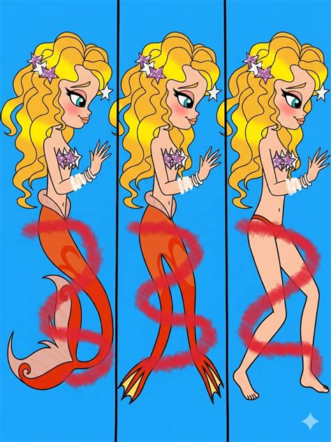 Mermaid Emma Transformation By Spikeomeo2 On Deviantart