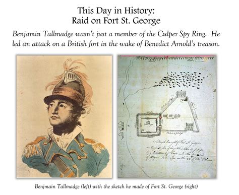 Tara On This Day In 1780 A Force Led By Benjamin Tallmadge Silently