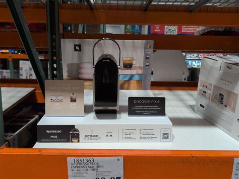 Nespresso Pixie Espresso Machine W 40 Voucher Assorted Espresso Capsules