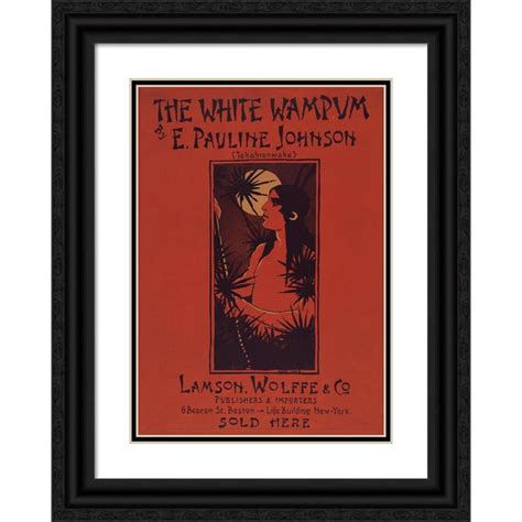 Ethel Reed 11x14 Black Ornate Wood Framed Double Matted Museum Art