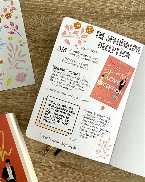 How To Create Book Review Spreads In Your Reading Journal Archer And Olive