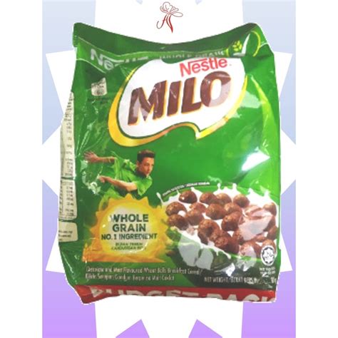 Nestle Milo Cereal 70g Chocolate And Malt Wheat Balls Bijirin Sarapan Shopee Malaysia