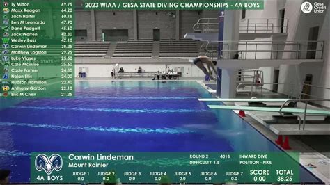 Corwin Lindeman Puts Up The Highest Score All Day On Dive 2 Youtube