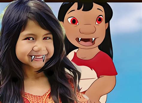 Vampire Lilo Met Her Live Action Counterpart By Sirducksworthythe3rd On