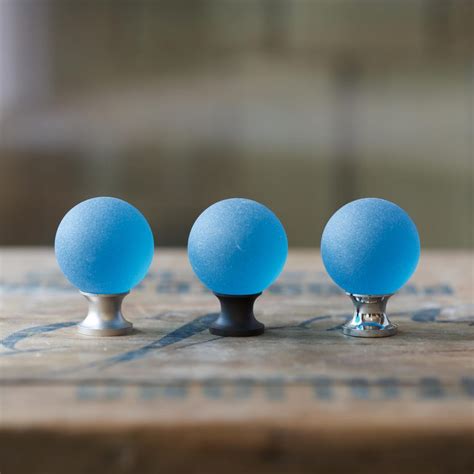 Sea Glass Drawer Knob Aqua Etsy