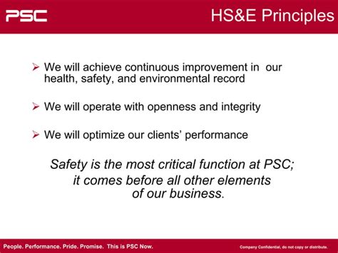 Psc Overview Ppt