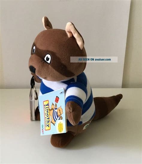 Eden Timothy Goes To School Raccoon 7 Plush W Book Keychain Rosemary