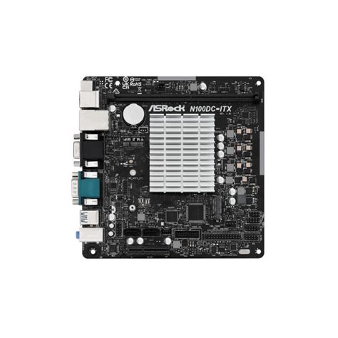 Uilas Asrock N100dc Itx Integrated Intel Quad Core N100 Mini Itx 1 Ddr4 Vga Hdmi Dc Jack
