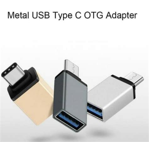 Otg Type C Full Besi Otg Tipe C Sambungan Usb Hp Non Kabel Lazada